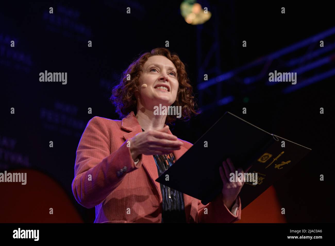 Hay-on-Wye, Wales, UK. 29th May, 2022. Inua Ellams, Theresa Lola ...