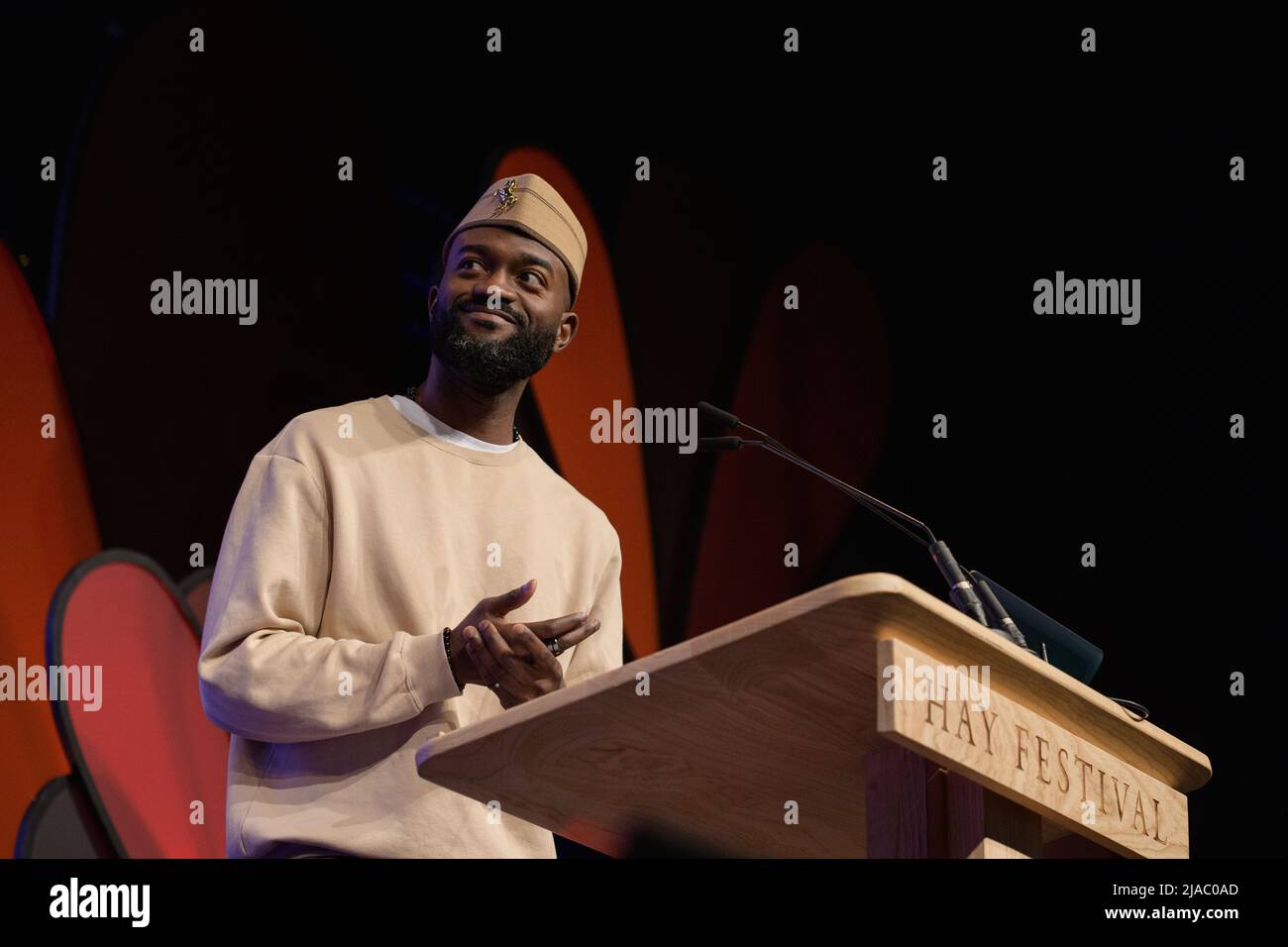 Hay-on-Wye, Wales, UK. 29th May, 2022. Inua Ellams, Theresa Lola ...