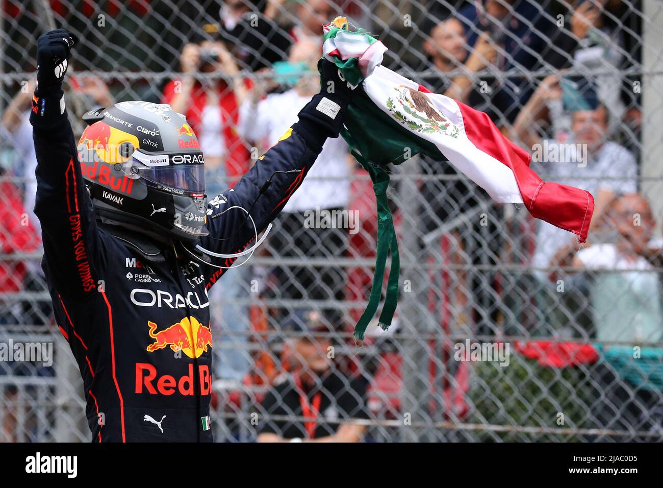 Monte Carlo, Monaco. 29th May, 2022. Sergio Perez of Red Bull Racing ...