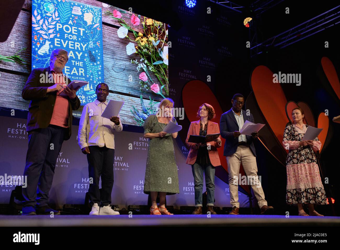 Hay-on-Wye, Wales, UK. 29th May, 2022. Inua Ellams, Theresa Lola ...