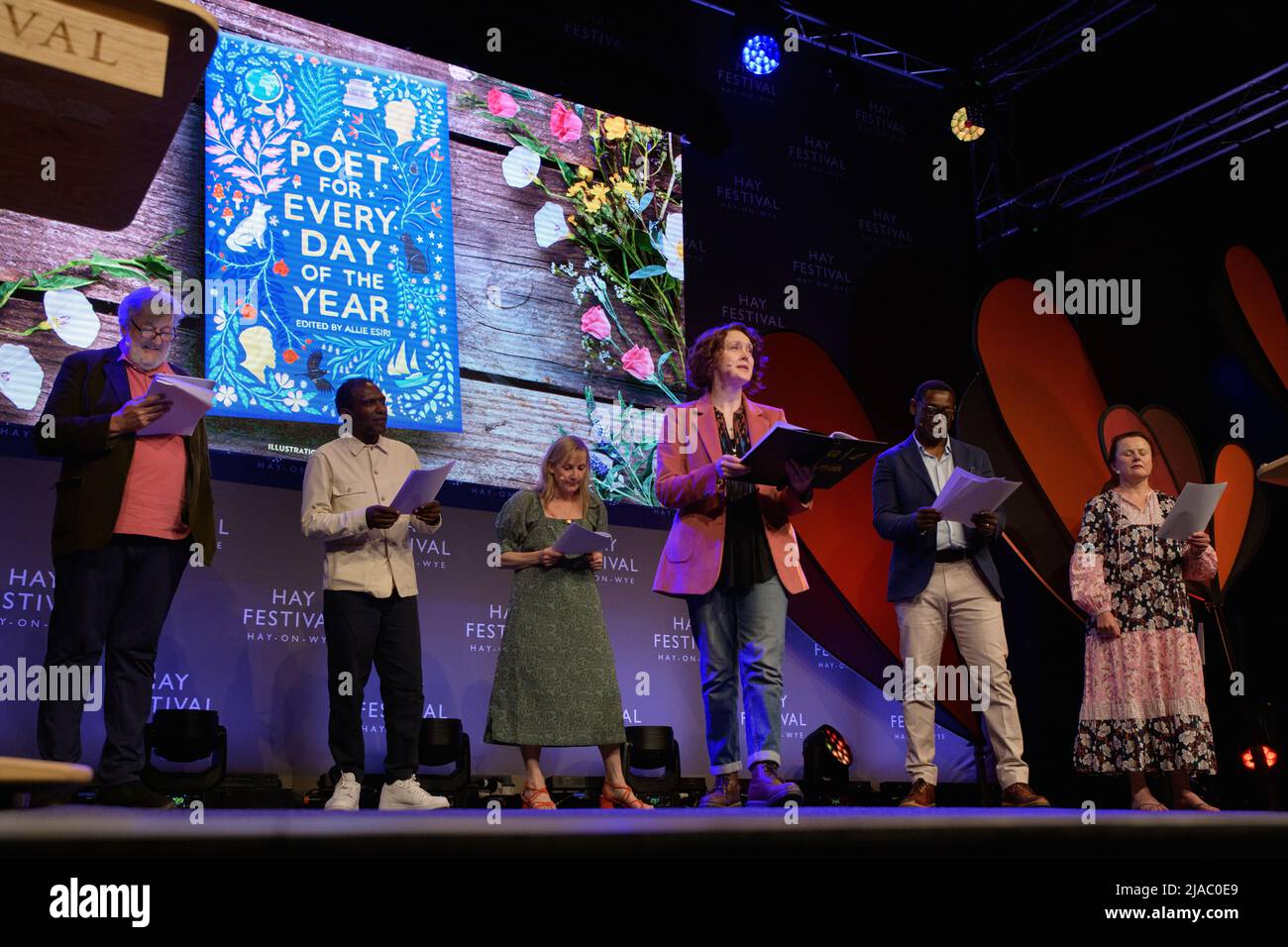 Hay-on-Wye, Wales, UK. 29th May, 2022. Inua Ellams, Theresa Lola ...