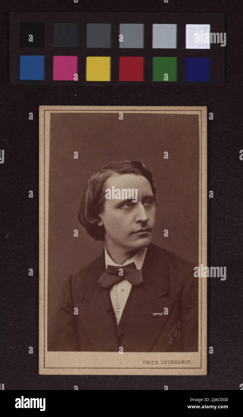 Johann Christoph Lauterbach (1832-1918), concert master, violin ...