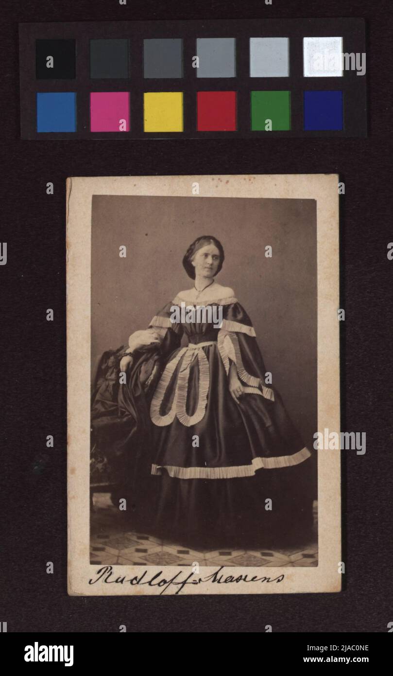 Auguste Rudloff, actress. Carl (C.) by Jagemann (1819-1883 ...