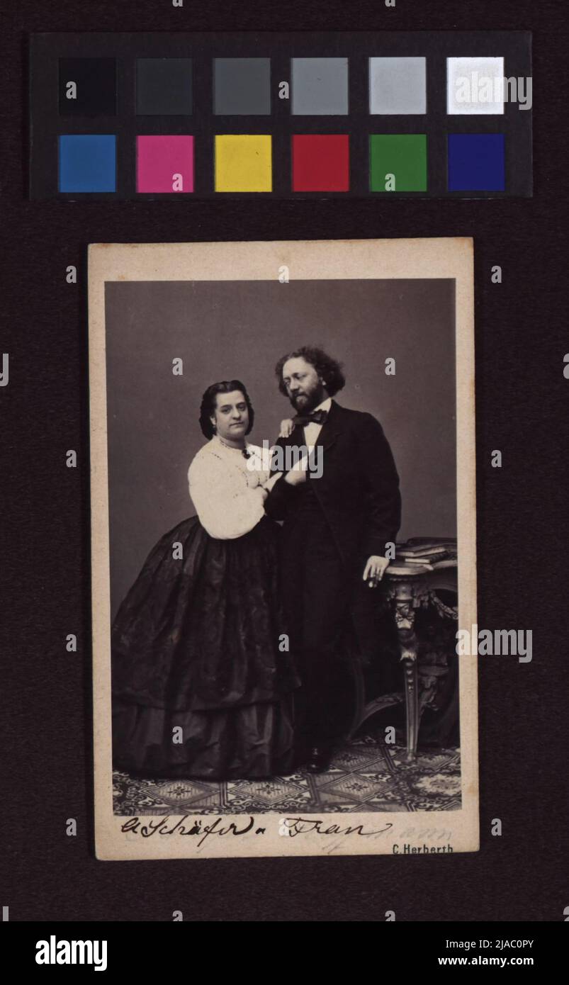 August Schäffer (1833-1916), painter, director of the Kunsthistorisches ...