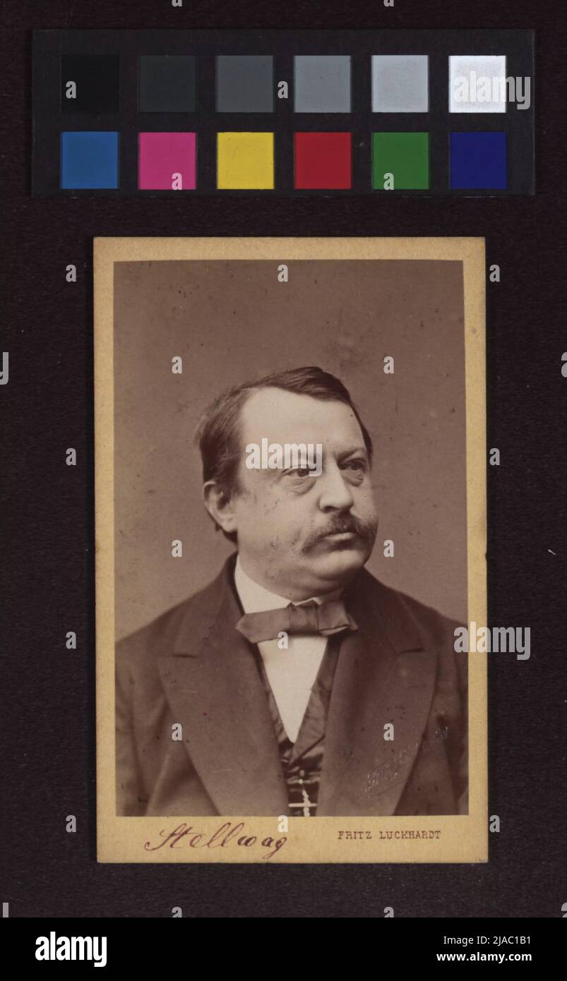 Karl Stellwag von Carion (1823-1904), ophthalmologist. Fritz Luckhardt ...