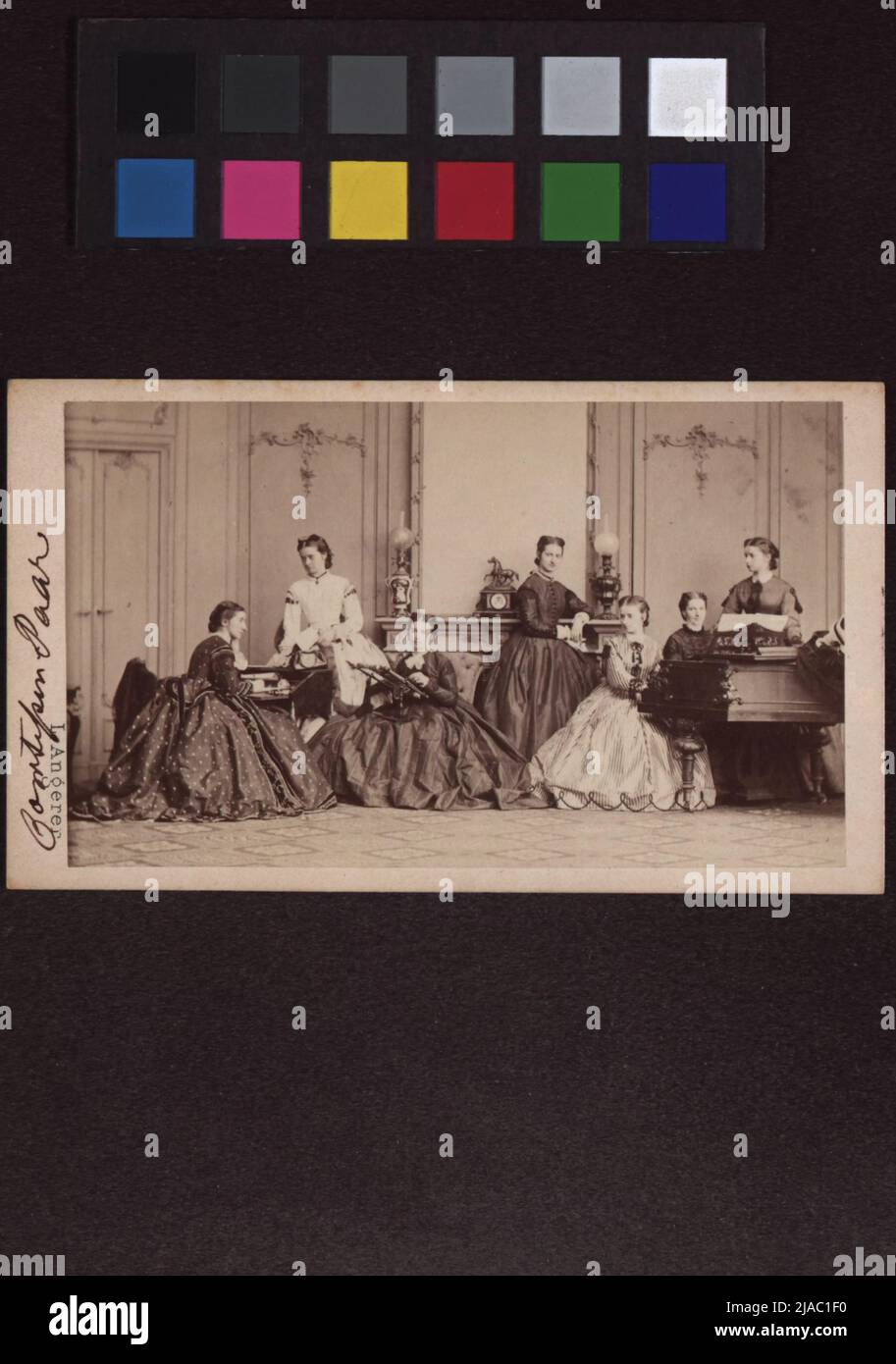 7 daughters of Prince Carl von couple. Ludwig Angerer (1827-1879 ...