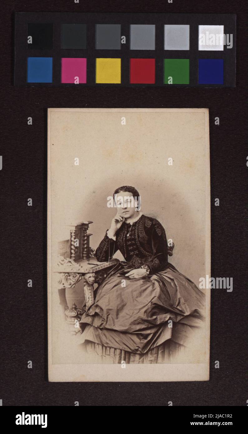 Queen Marie von Hanover. Julius Giere (1807-1880), photographer Stock ...