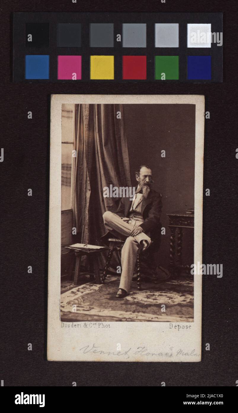 Horace Vernet. Disdéri & Cie, photographer Stock Photo - Alamy