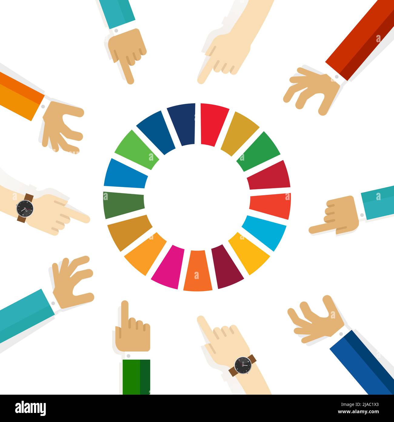 Sustainable development goals Stock Vector Images - Alamy