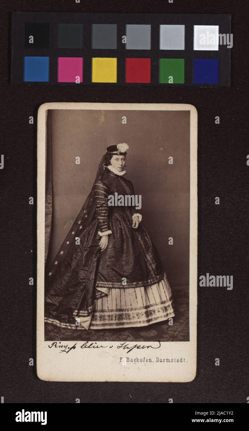 Princess Alice von Hessen. Franz oven (1806-1881), photographer Stock ...