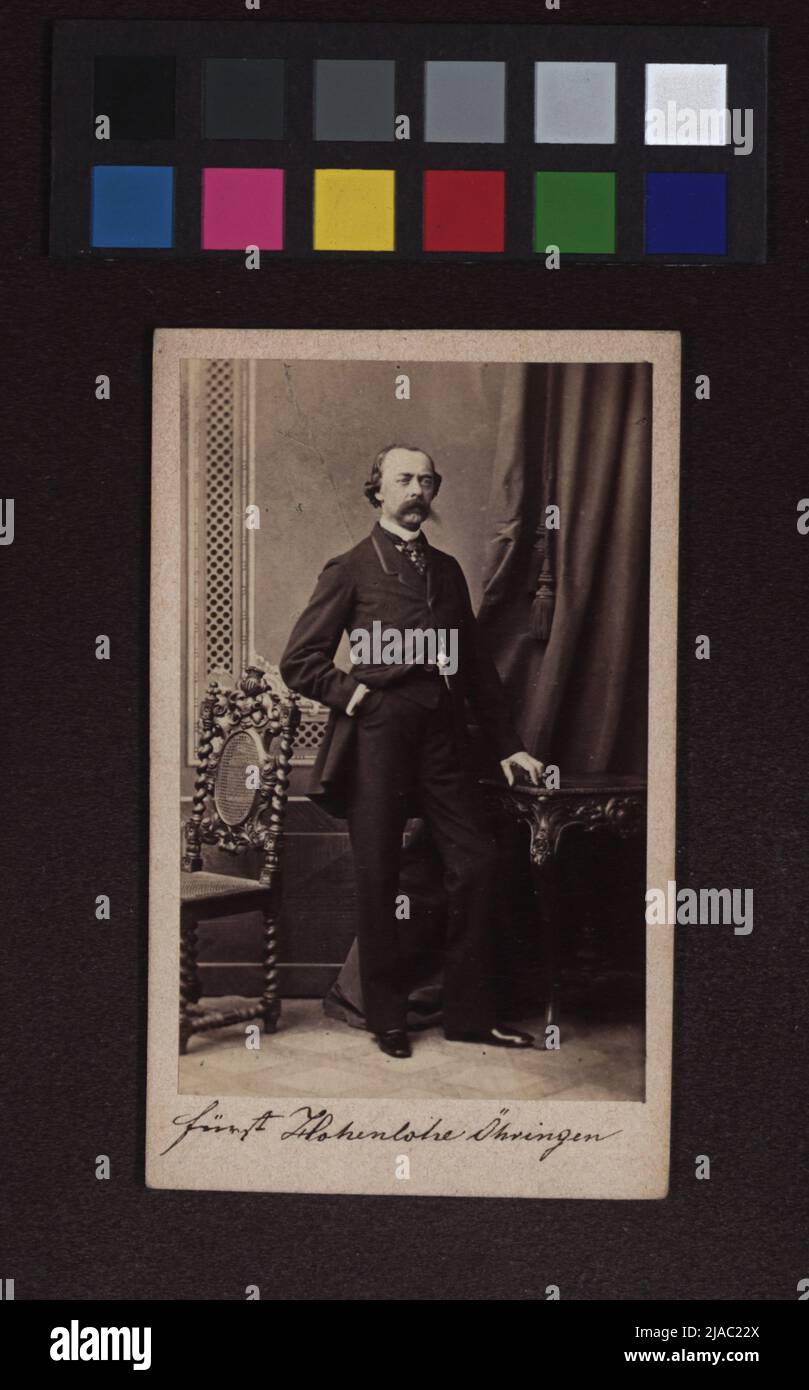 Prince Hugo von Hohenlohe-Oehringen (1816-1897). L. Haase & Co, Photo ...