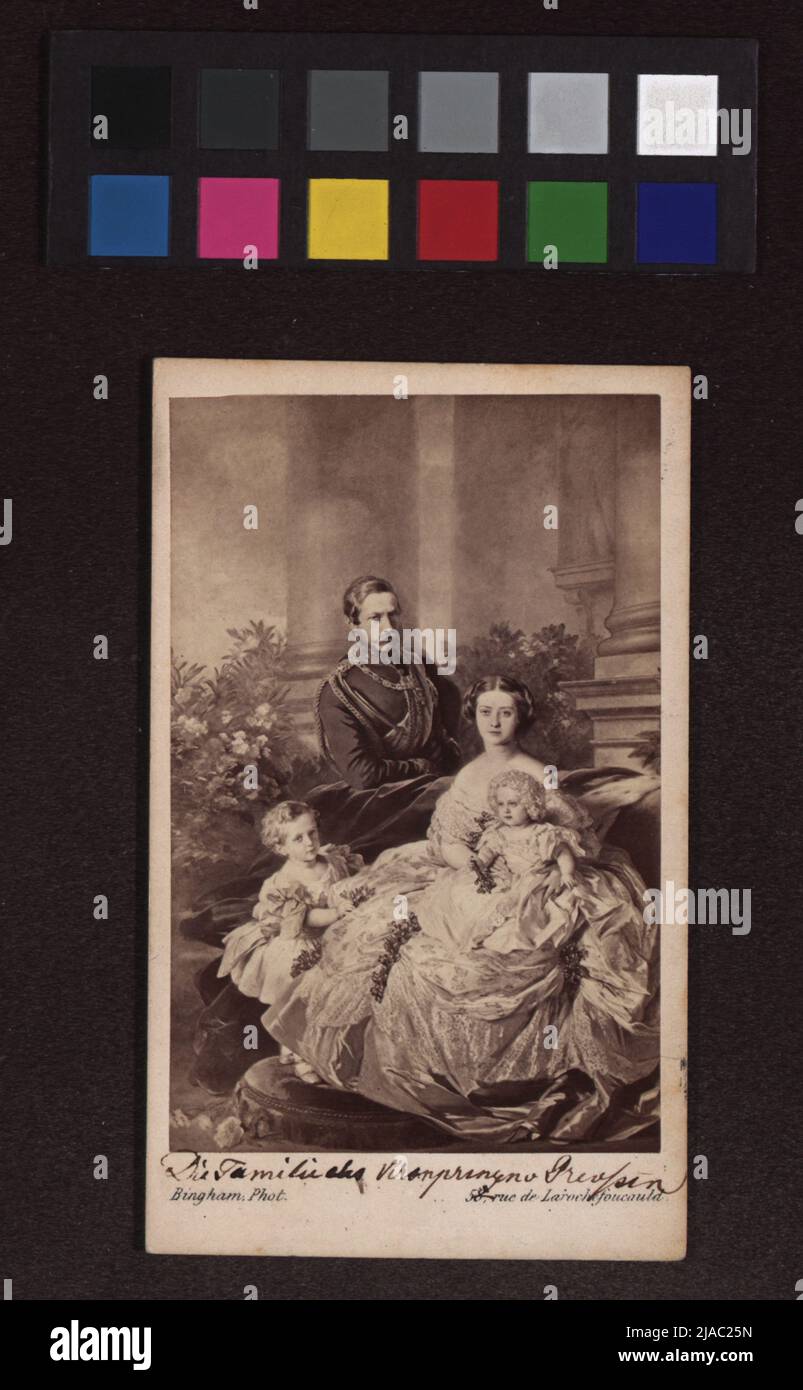 Friedrich Wilhelm Kronprinz von Prussia with Viktoria nobility and the ...