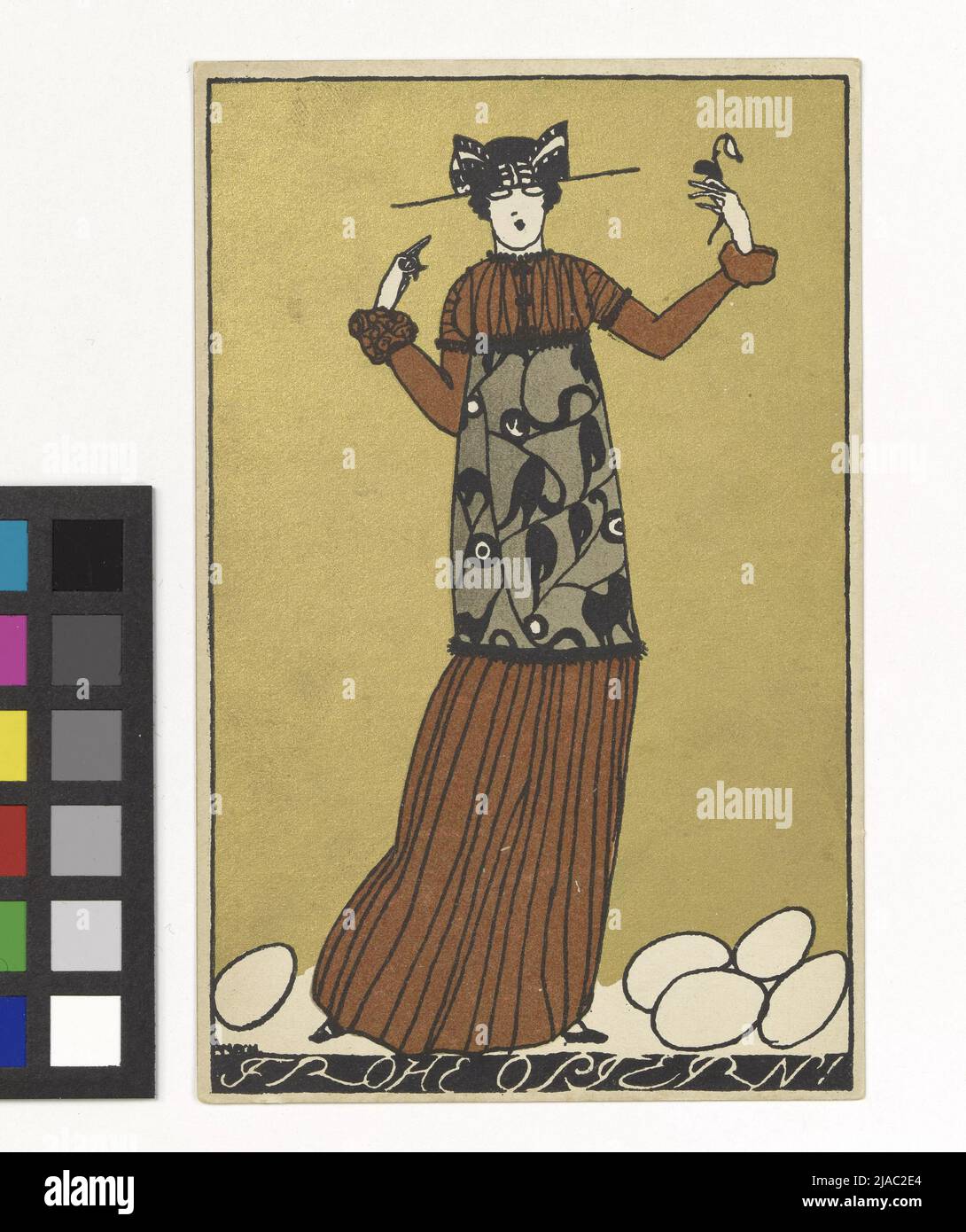 Postcard of the Wiener Werkstätte No. 795: Easter card. Arnold ...