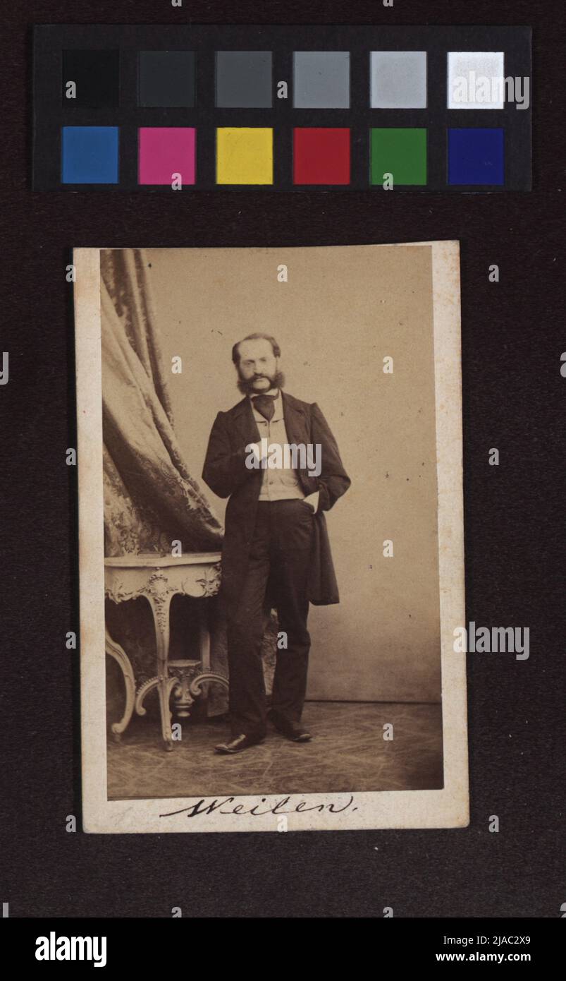 Joseph Weil (Knights of Weilen) (1828-1889), writer. Amand Schlossarek ...