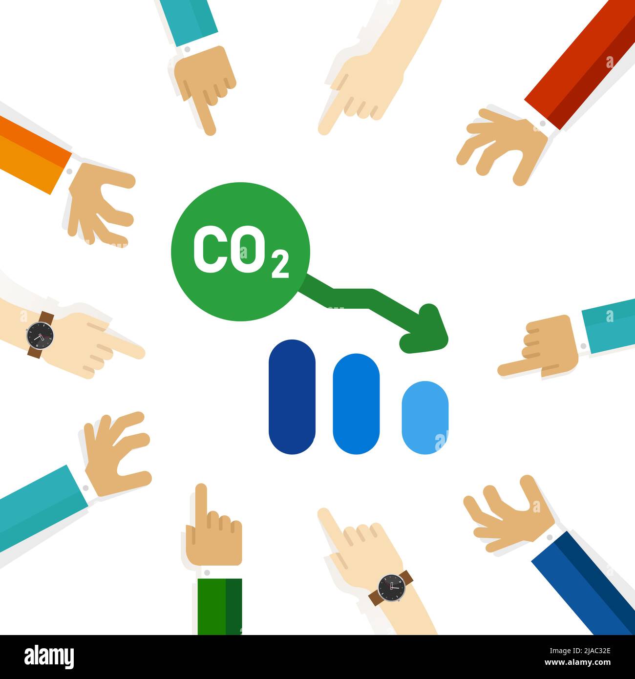 Carbon reduction strategy Stock Vector Images - Alamy