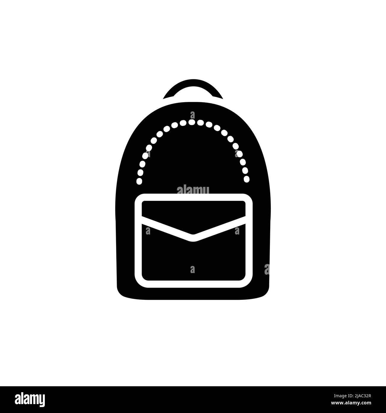 Backpack Clip Art Black And White