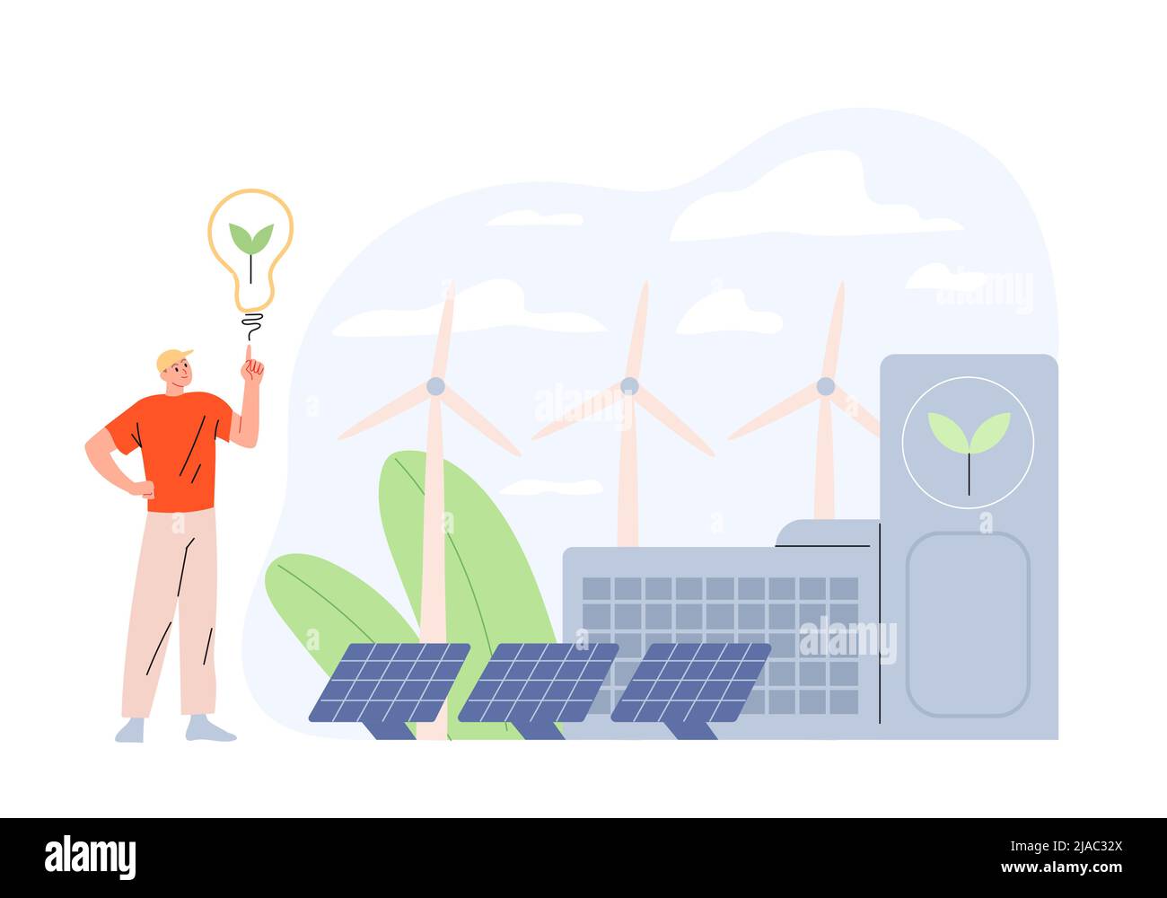 Charging station solar panels Stock Vector Images - Alamy