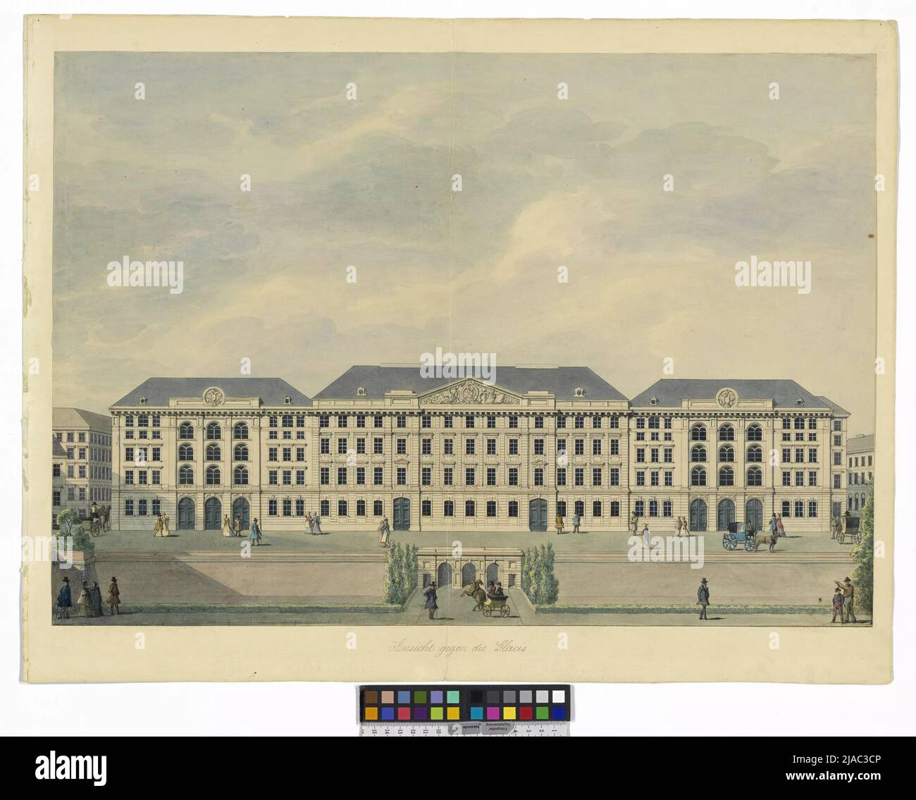 Construction project of the future K.K. Post building, tort. Anton ...