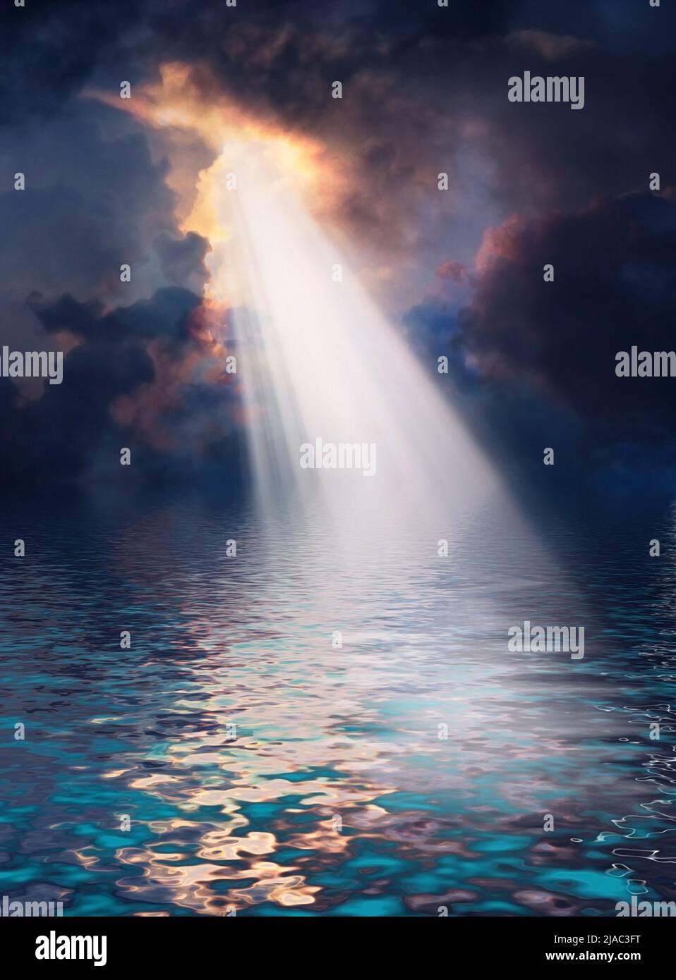 Mystical holy rays hi-res stock photography and images - Alamy