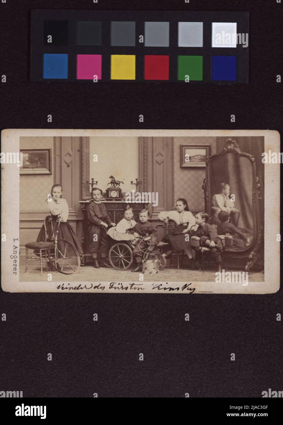 Six of a total of seven children of Count Eugen Kinsky (). Ludwig ...