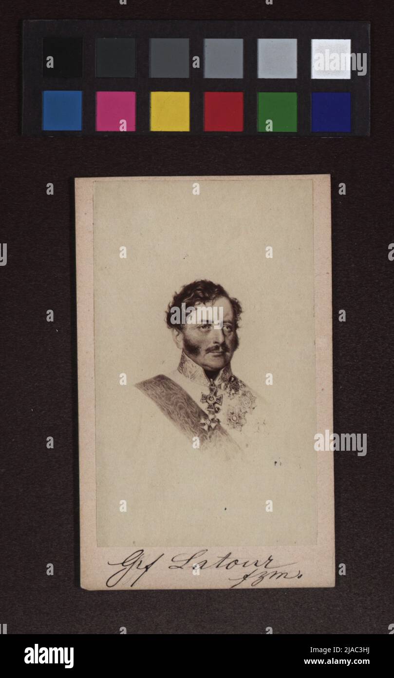 Theodor graph baselet-latour (1780-1848) (photo after Lithography ...