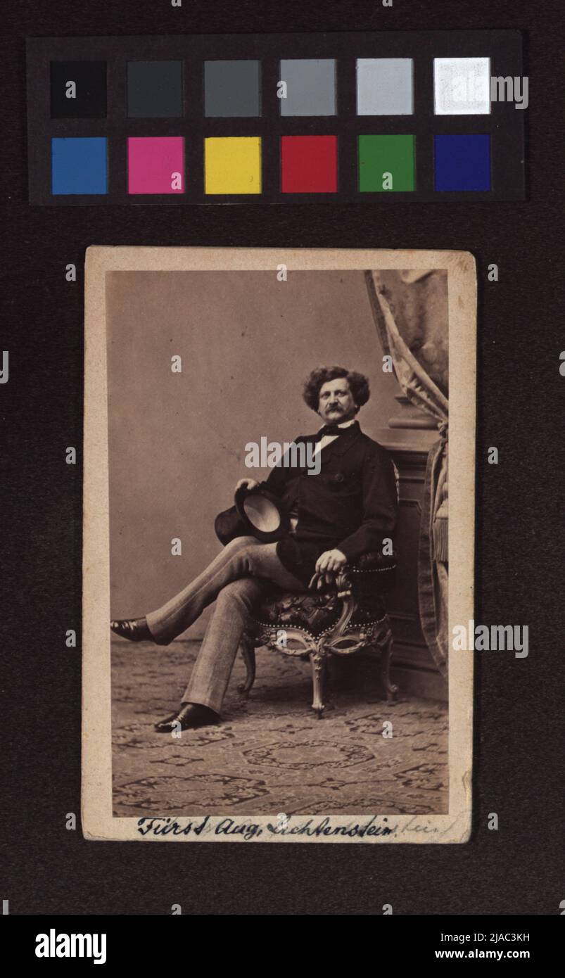 Prince August Liechtenstein. Amand Schlossarek, Photographer Stock ...