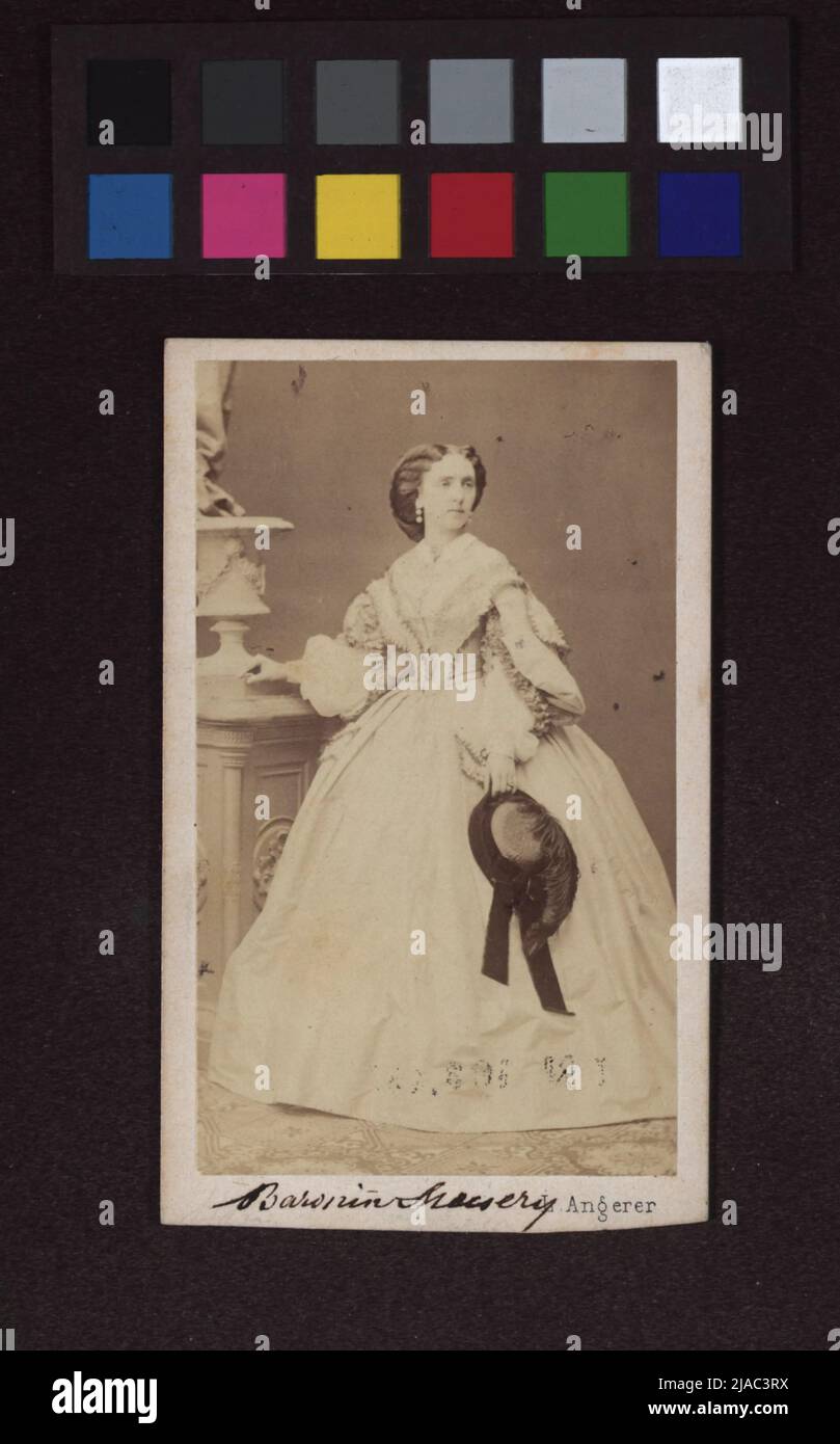 Johanna Freiin Mecséry de Tsóor, daughter of Karl Mecséry de Tsóor ...