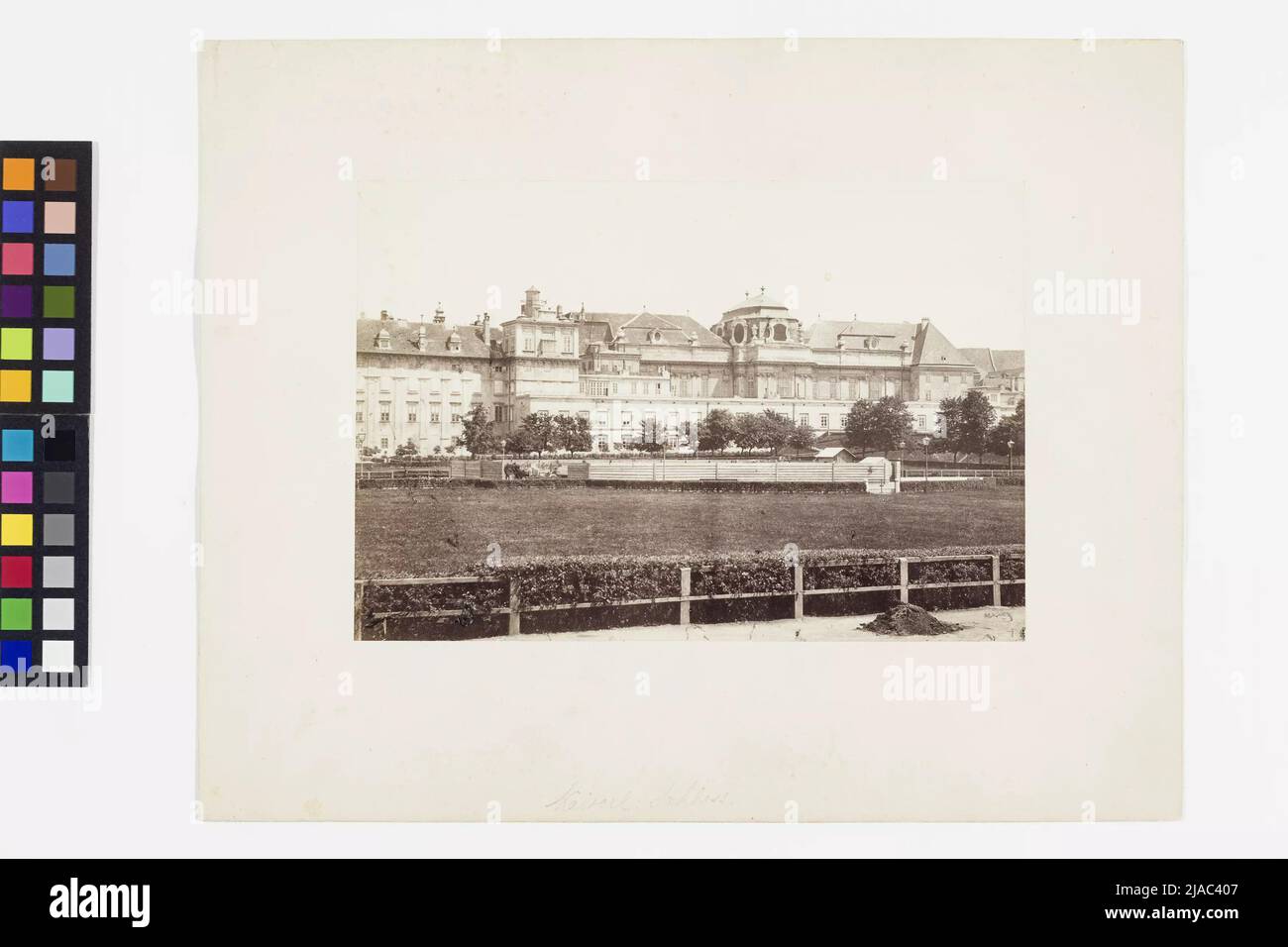 Construction site of the equestrian statue for Prince Eugen of Savoy on ...