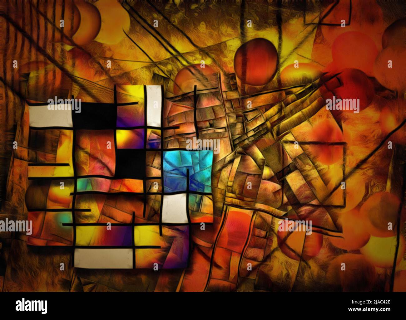 Painterly brush strokes oil paint hi-res stock photography and images ...