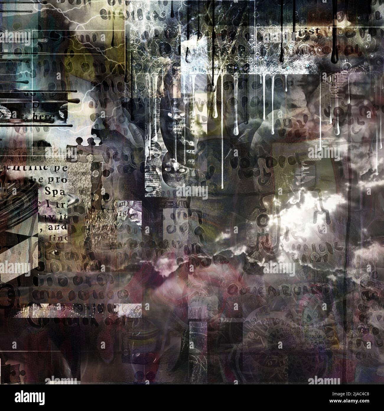 Symbols of nonexistence. 3D rendering Stock Photo - Alamy