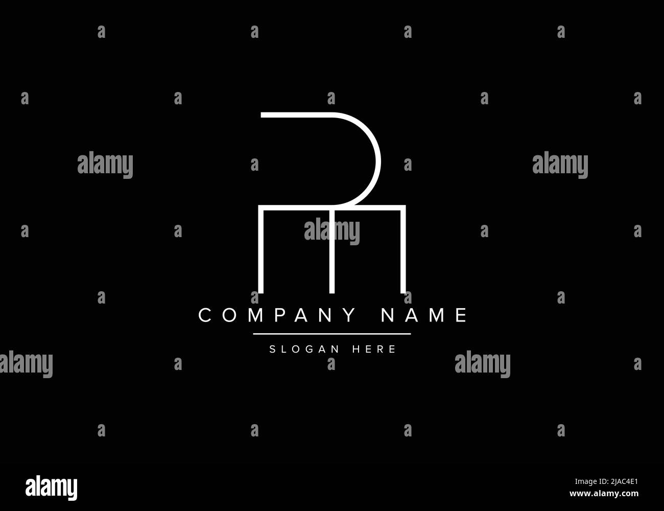 Pm monogram logo hi-res stock photography and images - Alamy