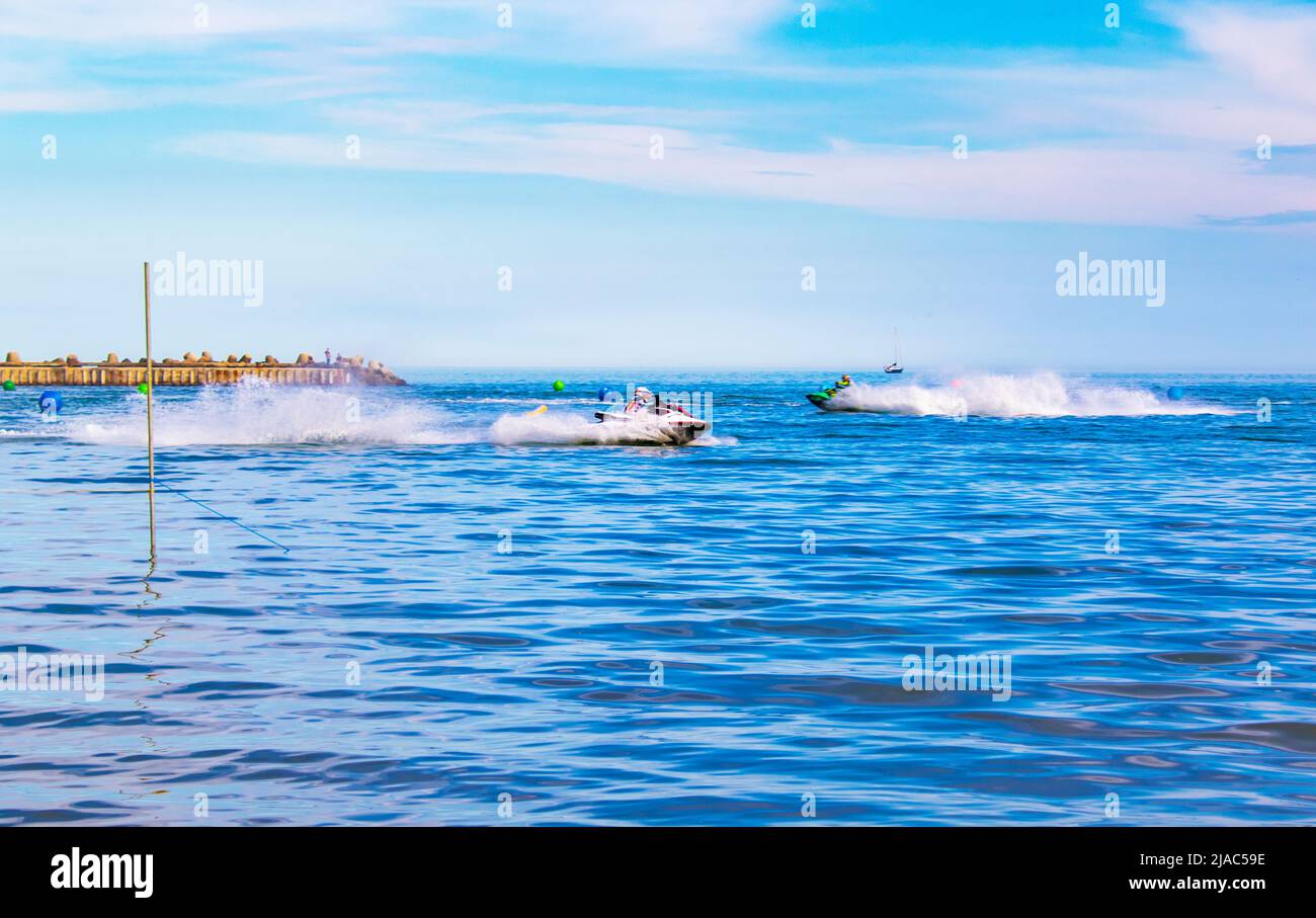 View of Balkan jet ski cup racing Varna beach,Bulgaria,June 2021 Stock ...