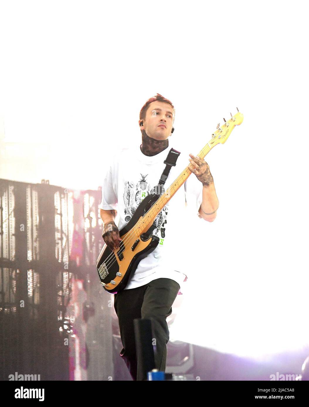 Twenty One Pilots - Tyler Joseph performs during the 2022 BottleRock ...