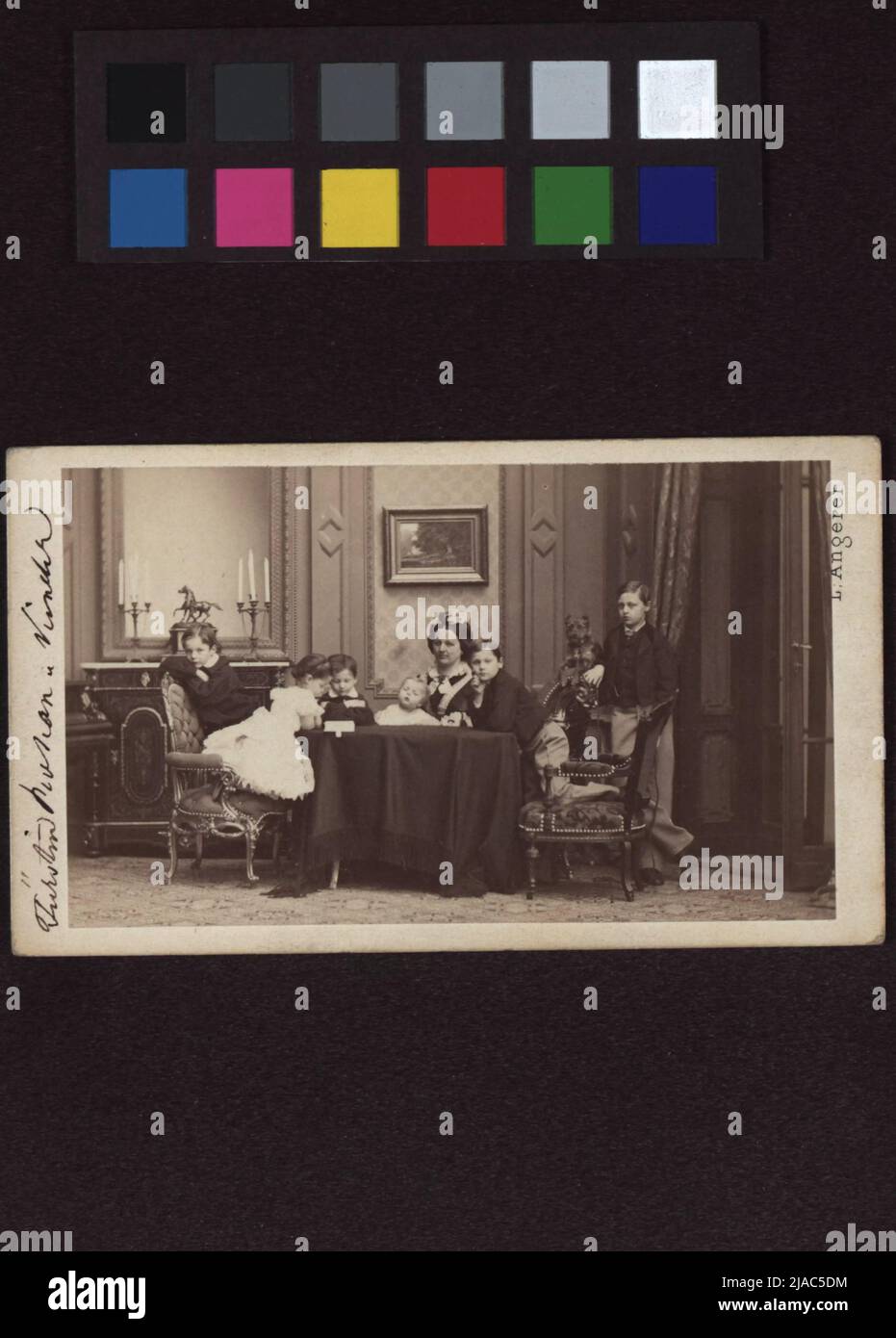 Princess Gabriele of Rohan-Guémenée with her 6 children. Ludwig Angerer ...