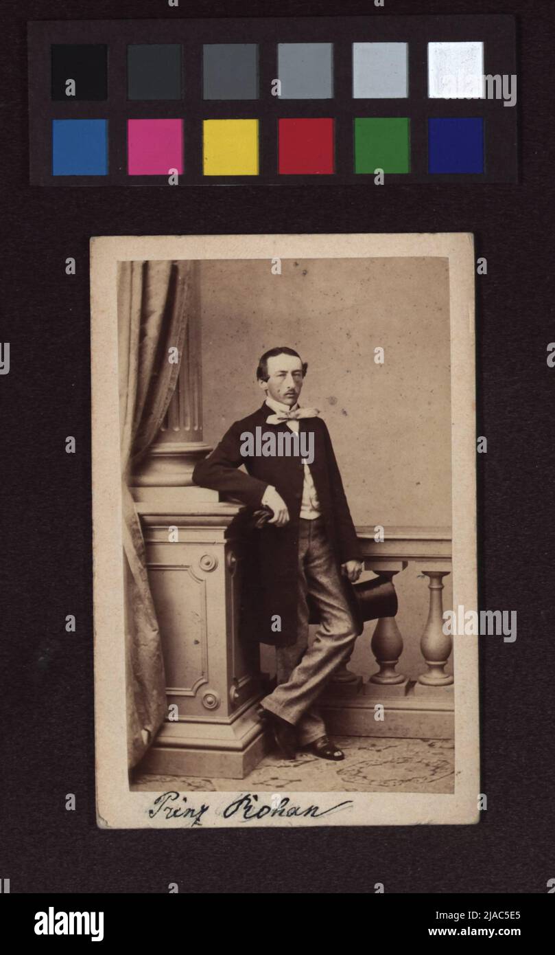 Prince Benjamin () of Rohan-Guémenée. Ludwig Angerer (1827-1879 ...