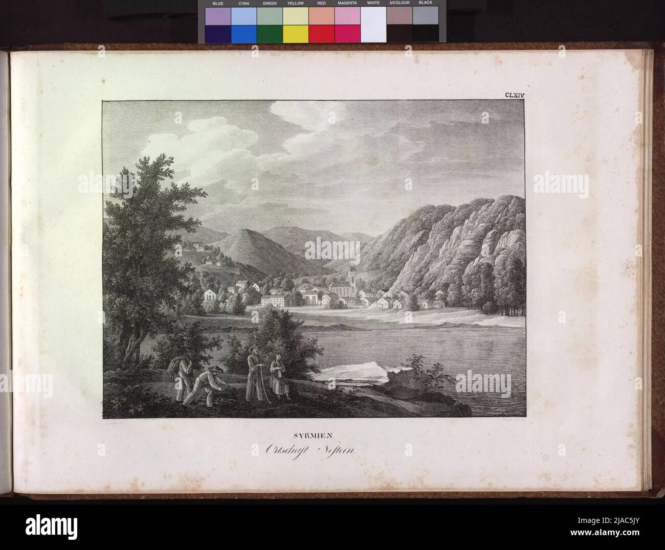 Danube views: Syrmia. Town of Nestein. After: Ludwig Erminy, Drawer ...