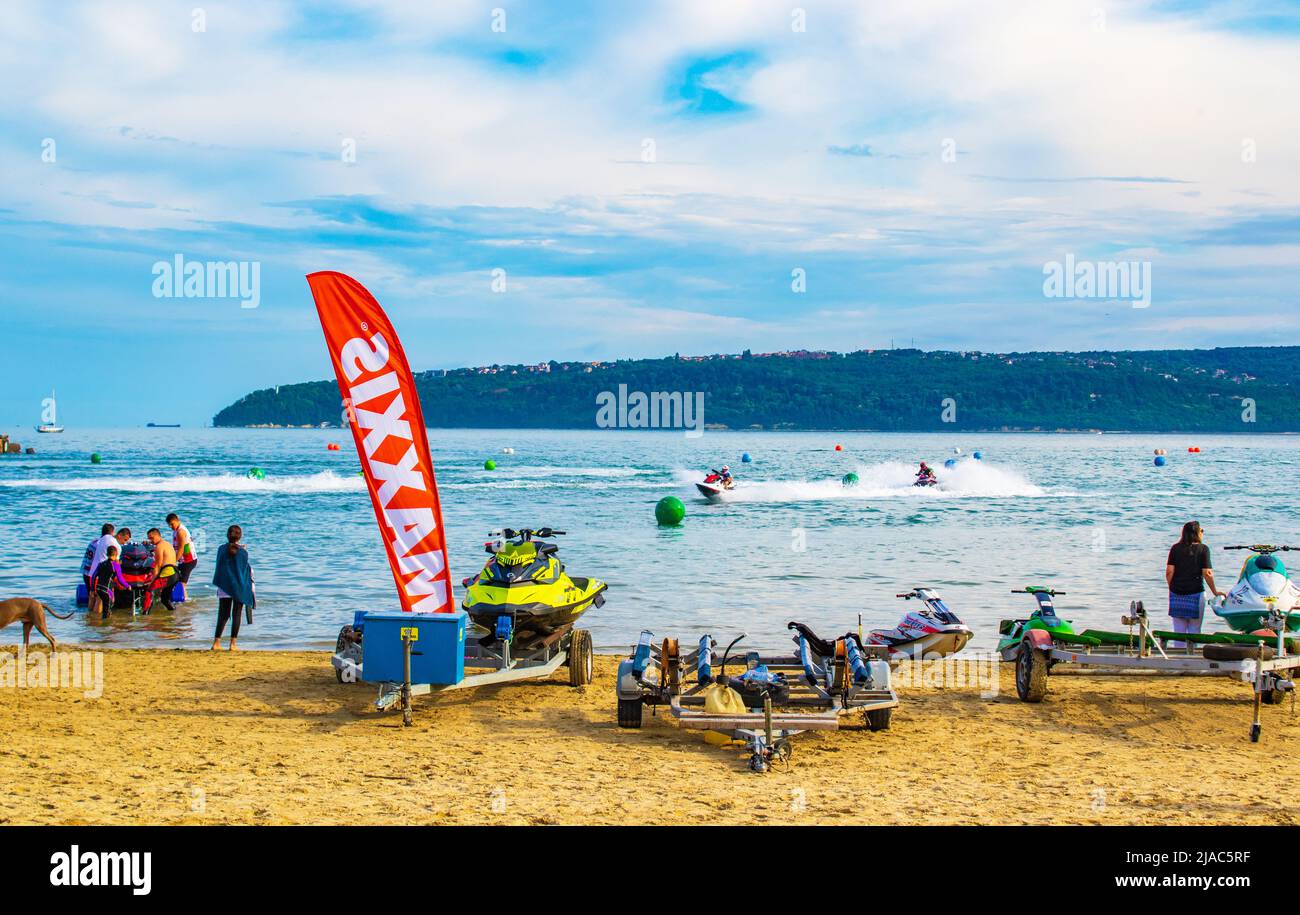 View of Balkan jet ski cup racing Varna beach,Bulgaria Stock Photo - Alamy