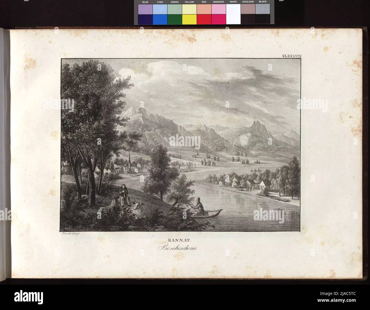 Danube views: Bannat. Boscheschena. Adolf Friedrich Kunike (1777-1838 ...