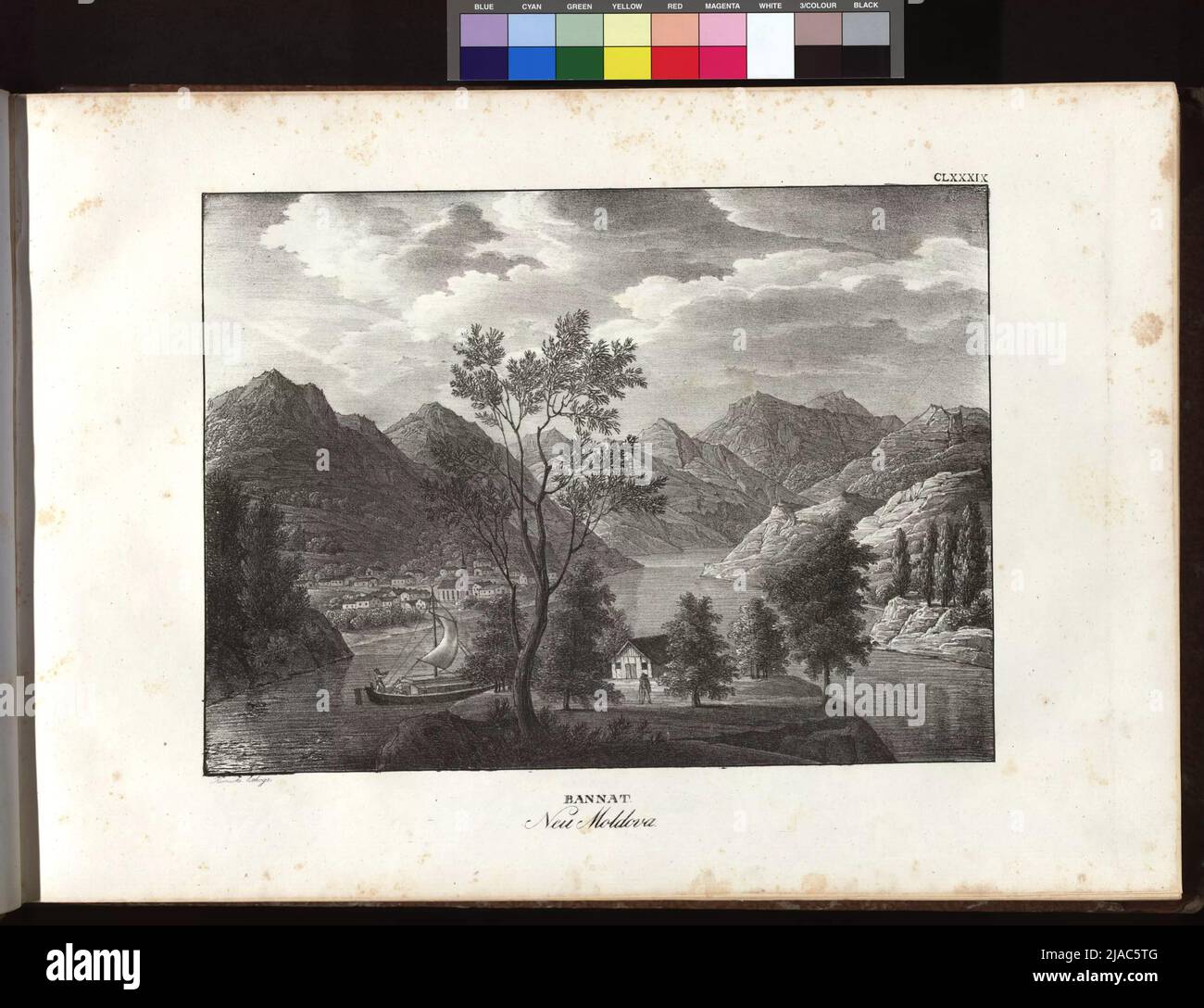 Danube views: Bannat. Neumoldowa. Adolf Friedrich Kunike (1777-1838 ...