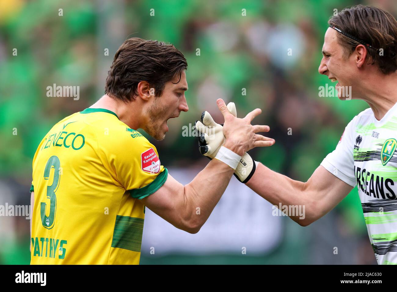 DEN HAAG, NETHERLANDS - MAY 29: Herve Matthys of ADO Den Haag and Hugo ...