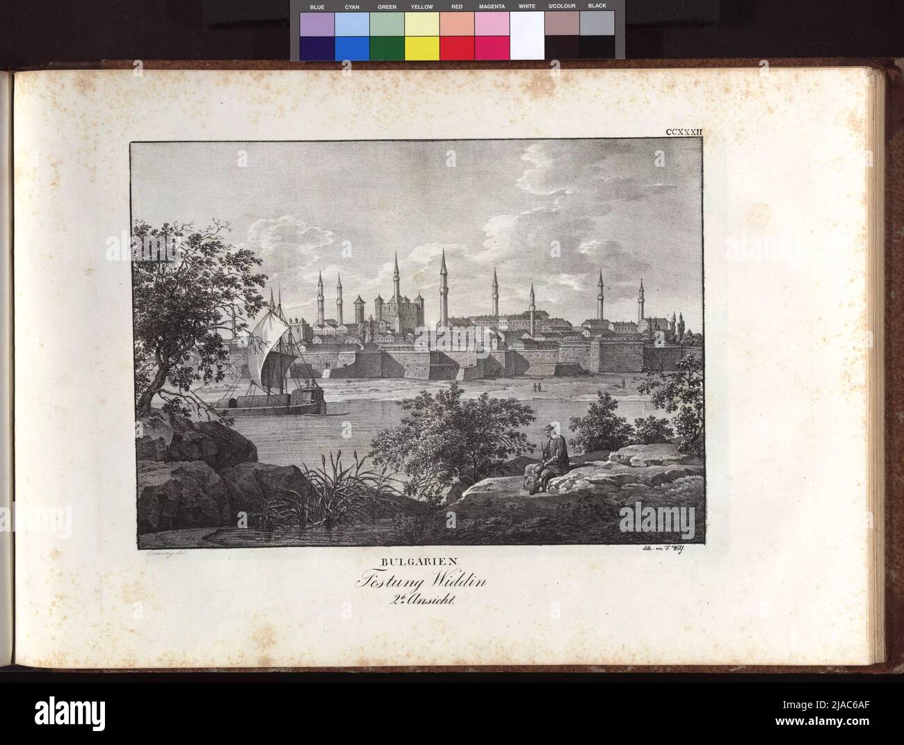 Danube views: Bulgaria. City and fortress Widdin, second view. After ...