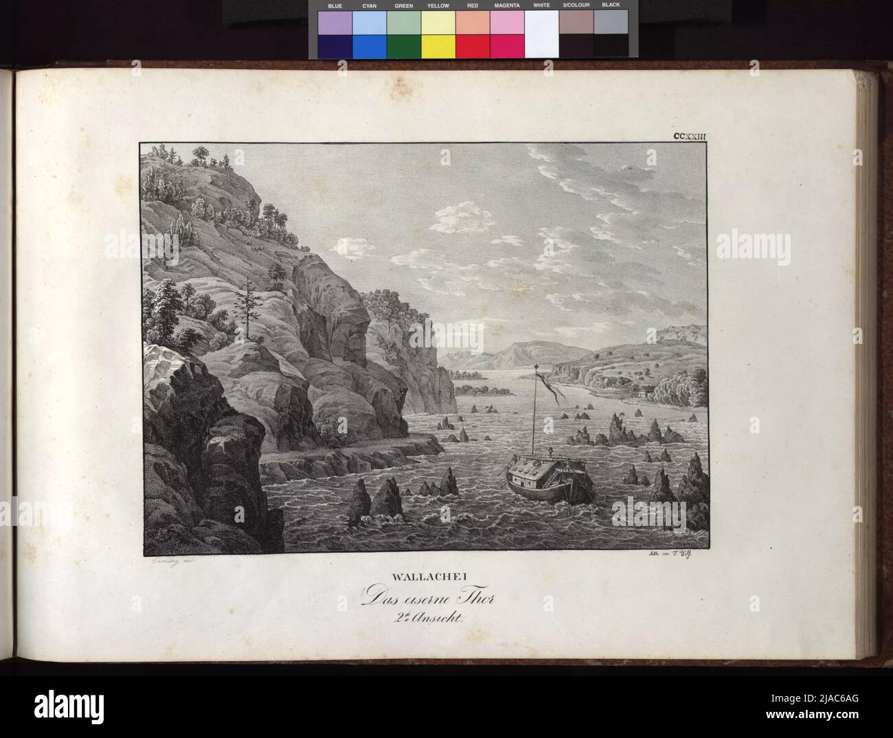Danube views: gelding. The iron thor, second view. After: Ludwig Erminy ...
