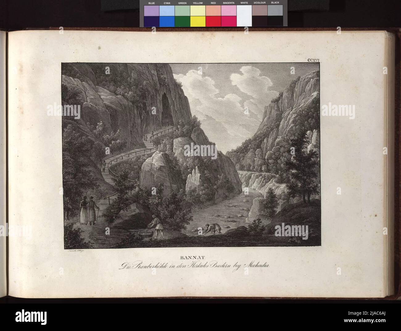 Danube views: Bannat. The robber cavity in the Herculean baths near ...