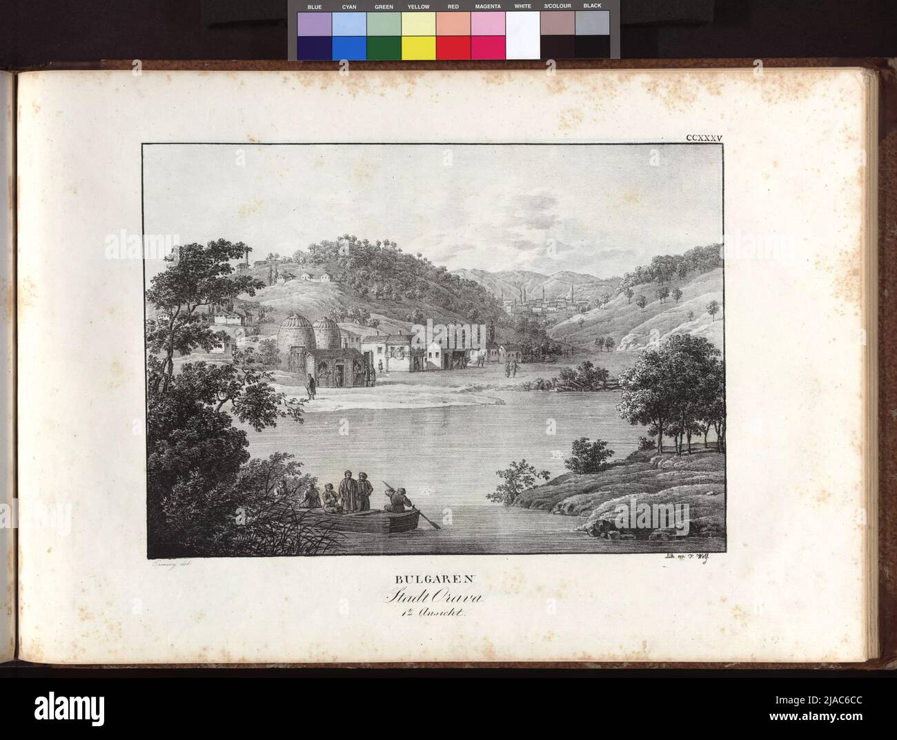 Danube views: Bulgaria. City of Orava. First view. After: Ludwig Erminy ...