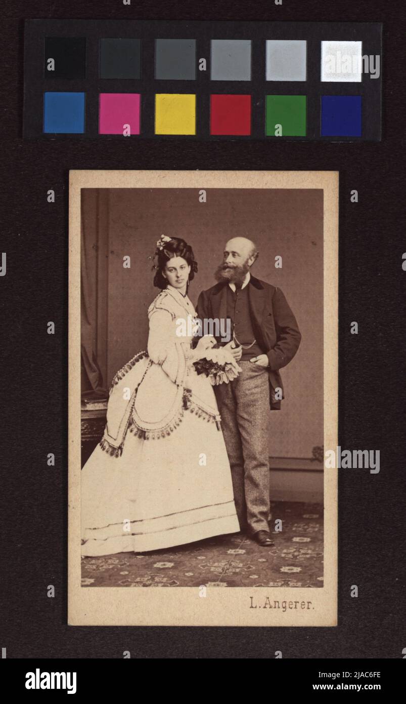 Count Leopold Strassoldo with wife (). Ludwig Angerer (1827-1879 ...