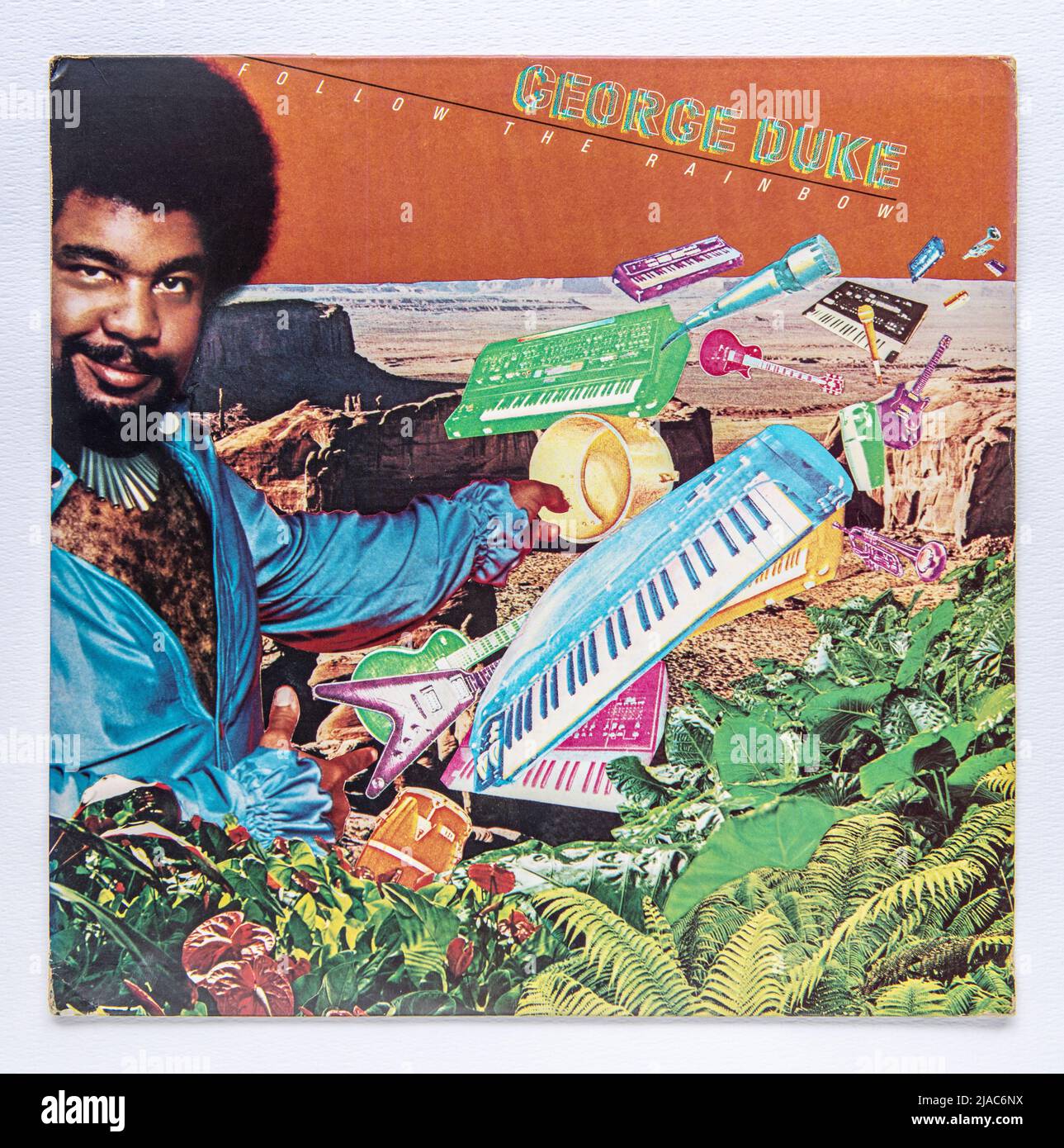 LP cover of Follow the Rainbow, the 13th studio album by keyboardist ...