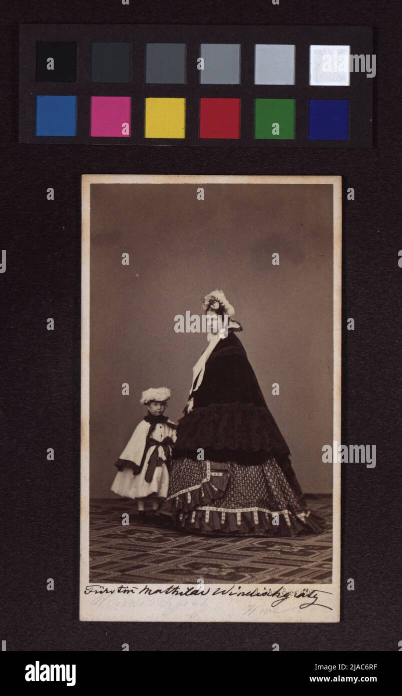 Princess Mathilde Windisch-Grätz with Princess Eleonore Windisch-Grätz ...