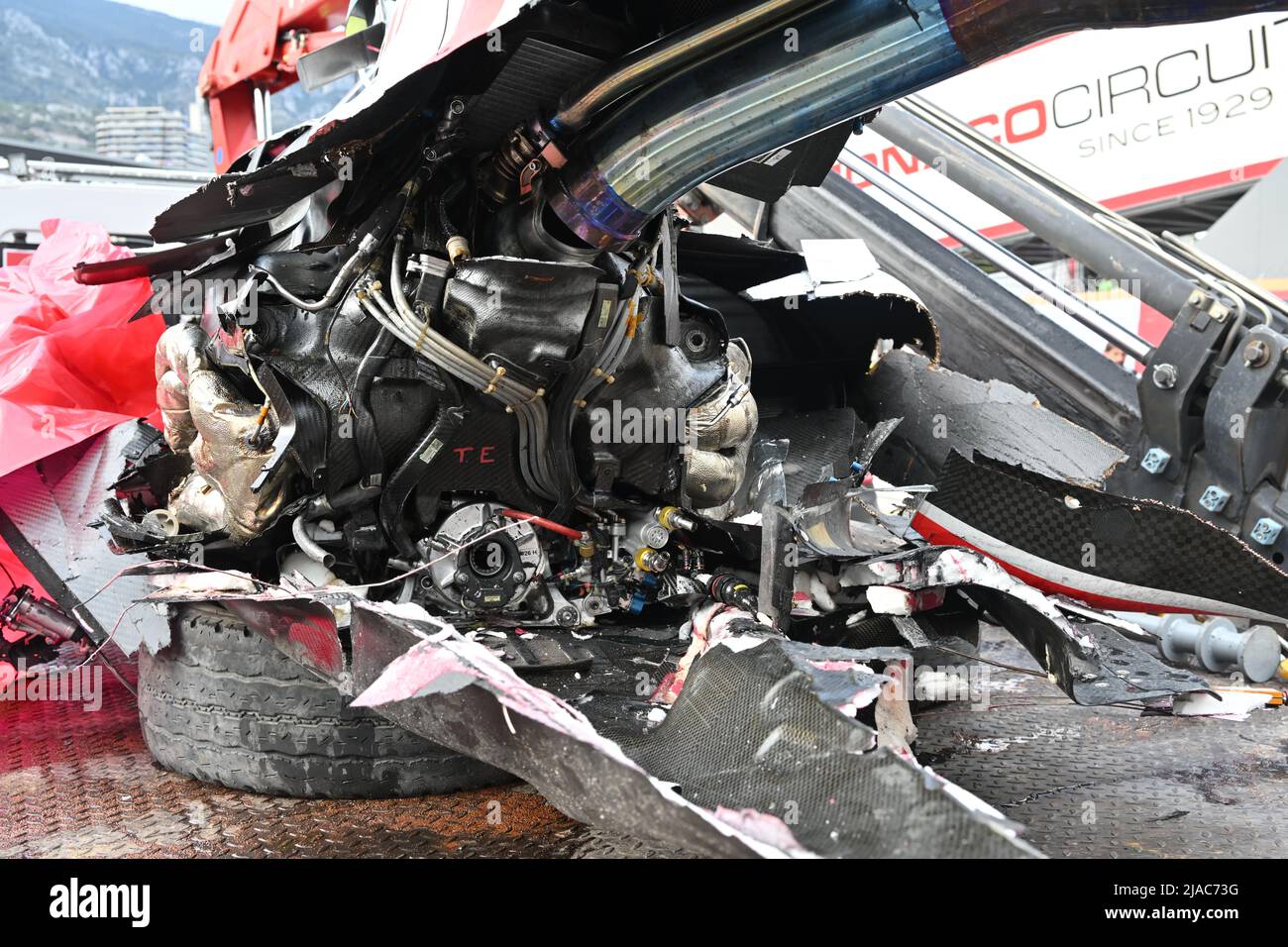 Monaco. 29th May, 2022. crash, accident, 47 SCHUMACHER Mick (ger), Haas ...