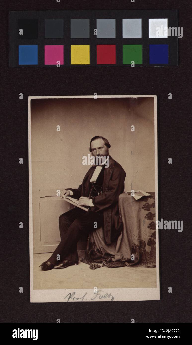 Philipp von Foltz (1805 - 1877), painter. Unknown, photographer Stock ...