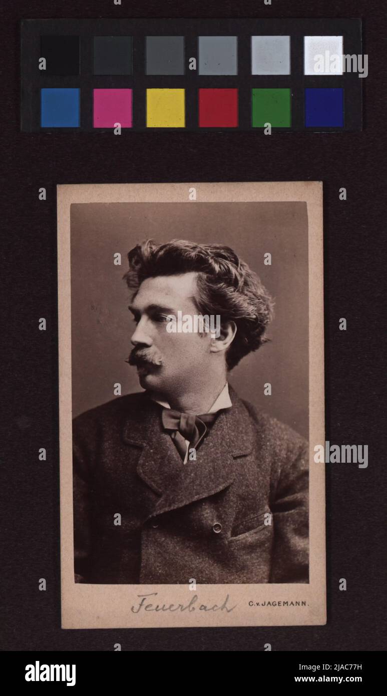 Anselm Feuerbach (1829 - 1880), painter. Carl (C.) by Jagemann (1819 ...